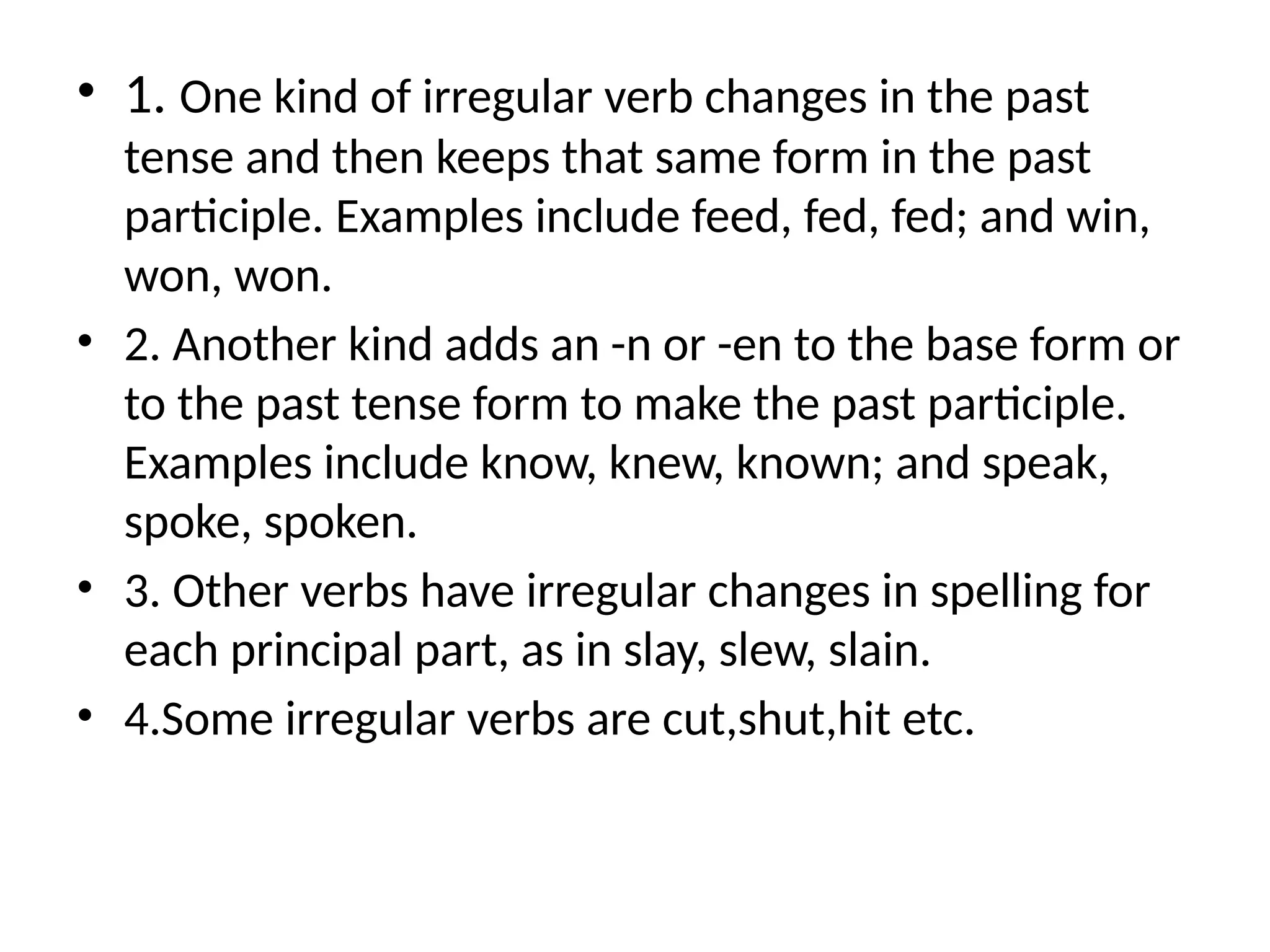Verb and Types of Verbs( Brief Explanation with practice exercise and ...