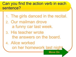 Verbs action | PPT