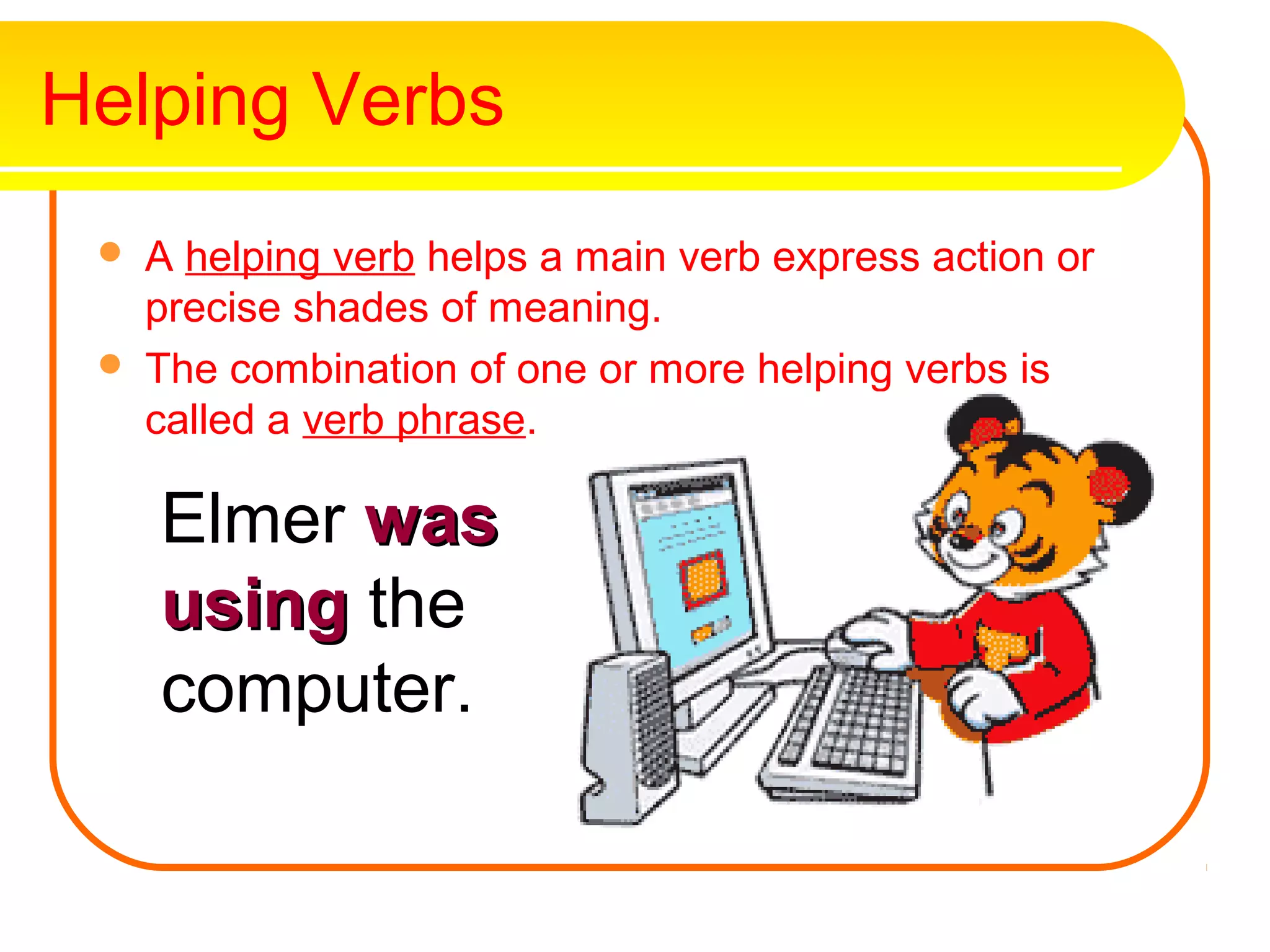 Types of Verbs | PPT