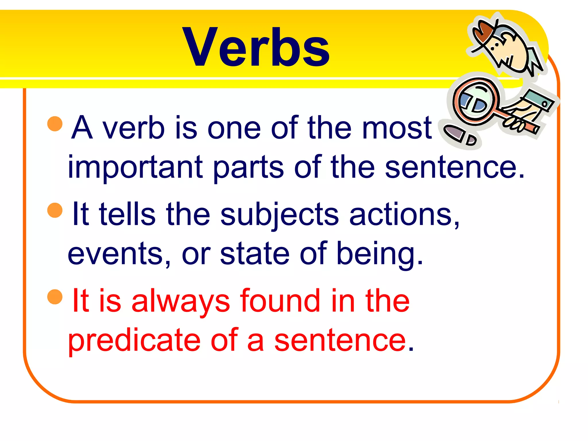 Types of Verbs | PPT