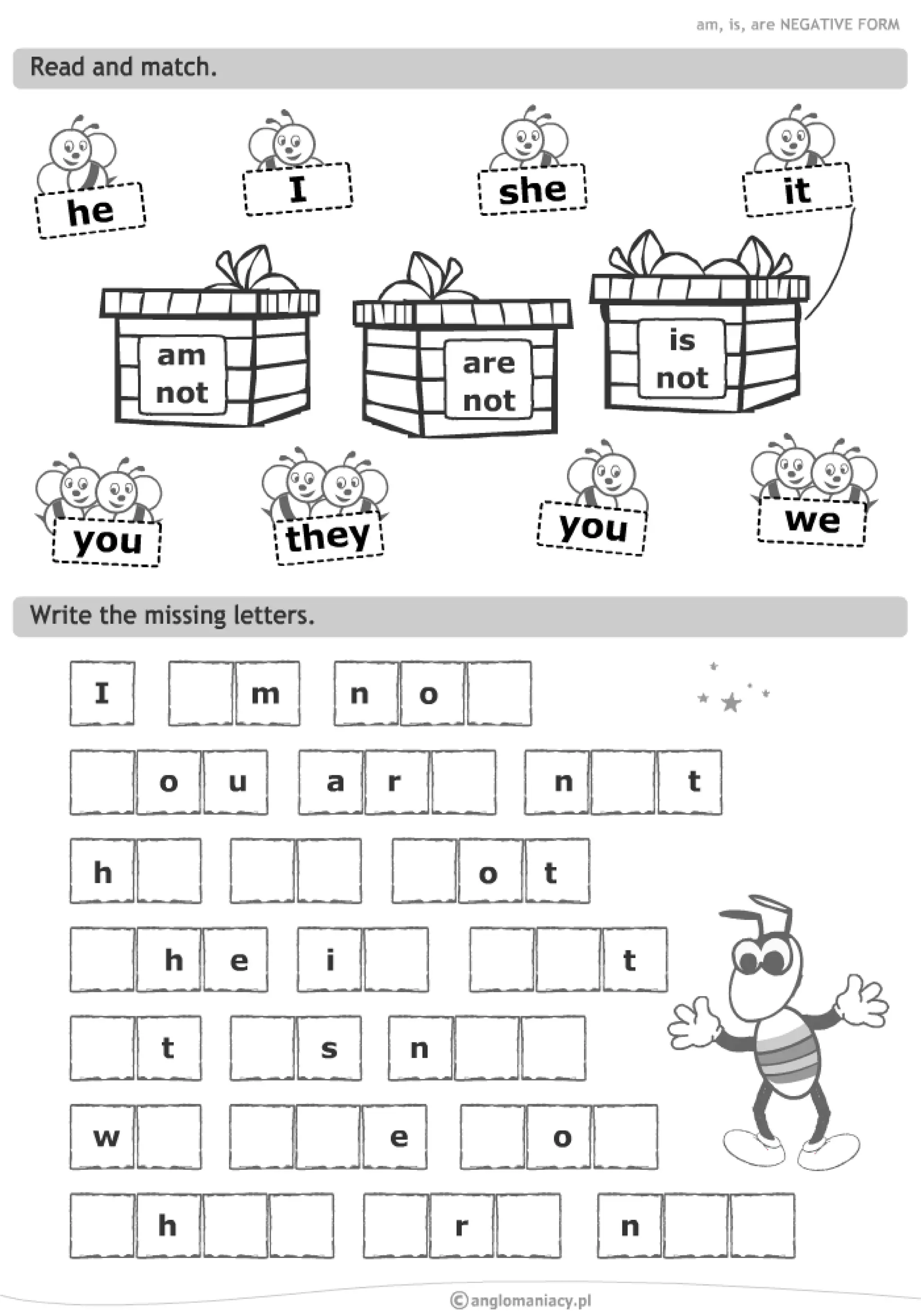 Verbs be-worksheets 3 | PDF