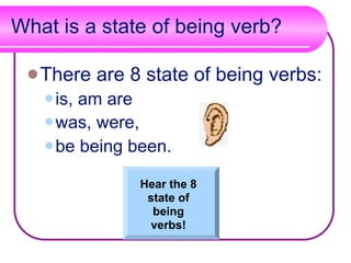 Verbs being | PPT