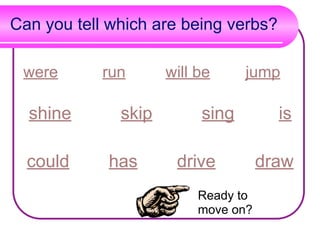 Verbs being | PPT