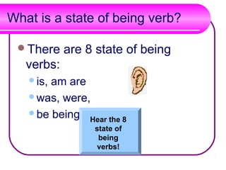 Verbs being | PPT