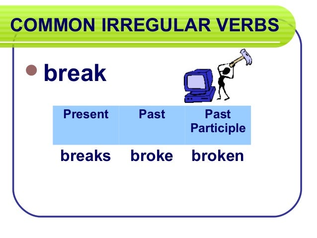 Verbs Irregular verbs-irregular