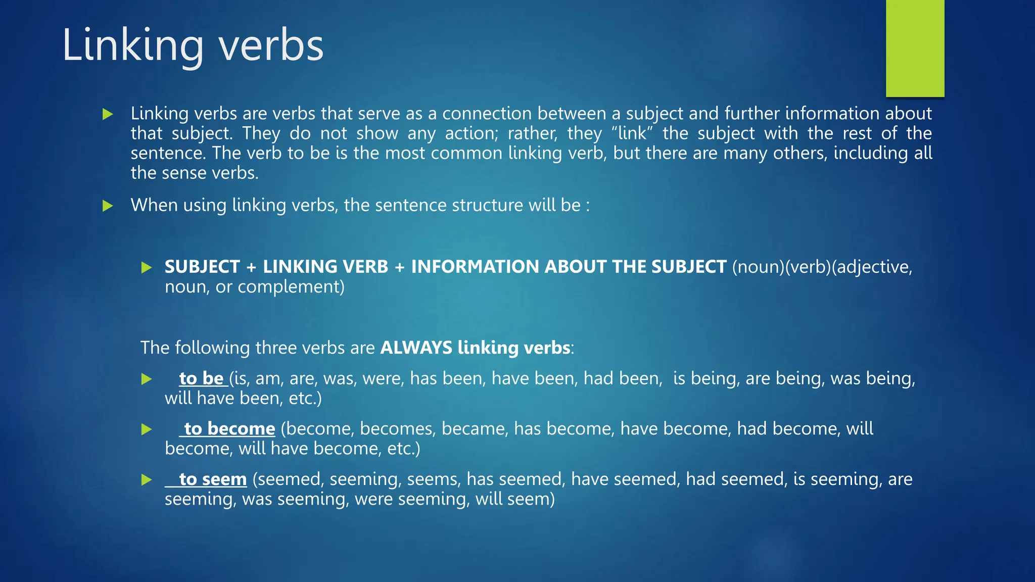 verbs-stativedynamiclinkingauxiliary-classroom-posters-teacher ...