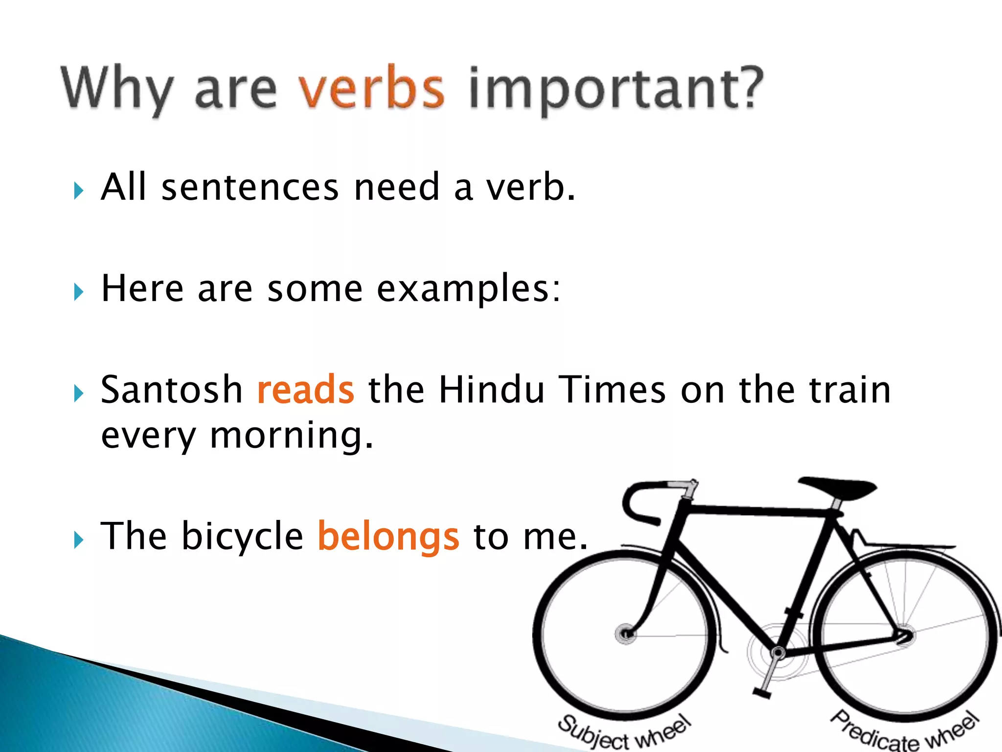 (Parts of Speech 3) Verbs | PPT