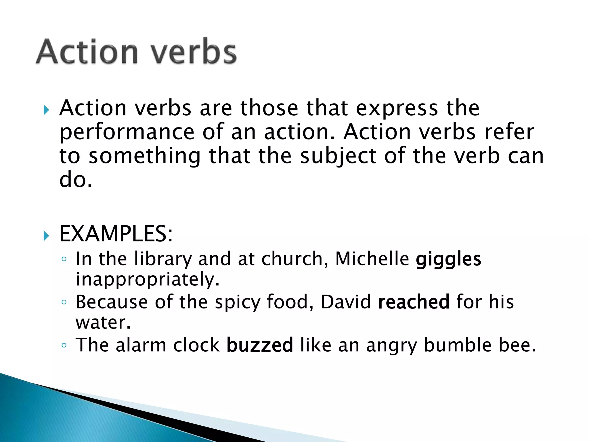(Parts of Speech 3) Verbs | PPT