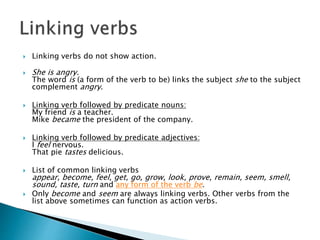 (Parts of Speech 3) Verbs | PPT