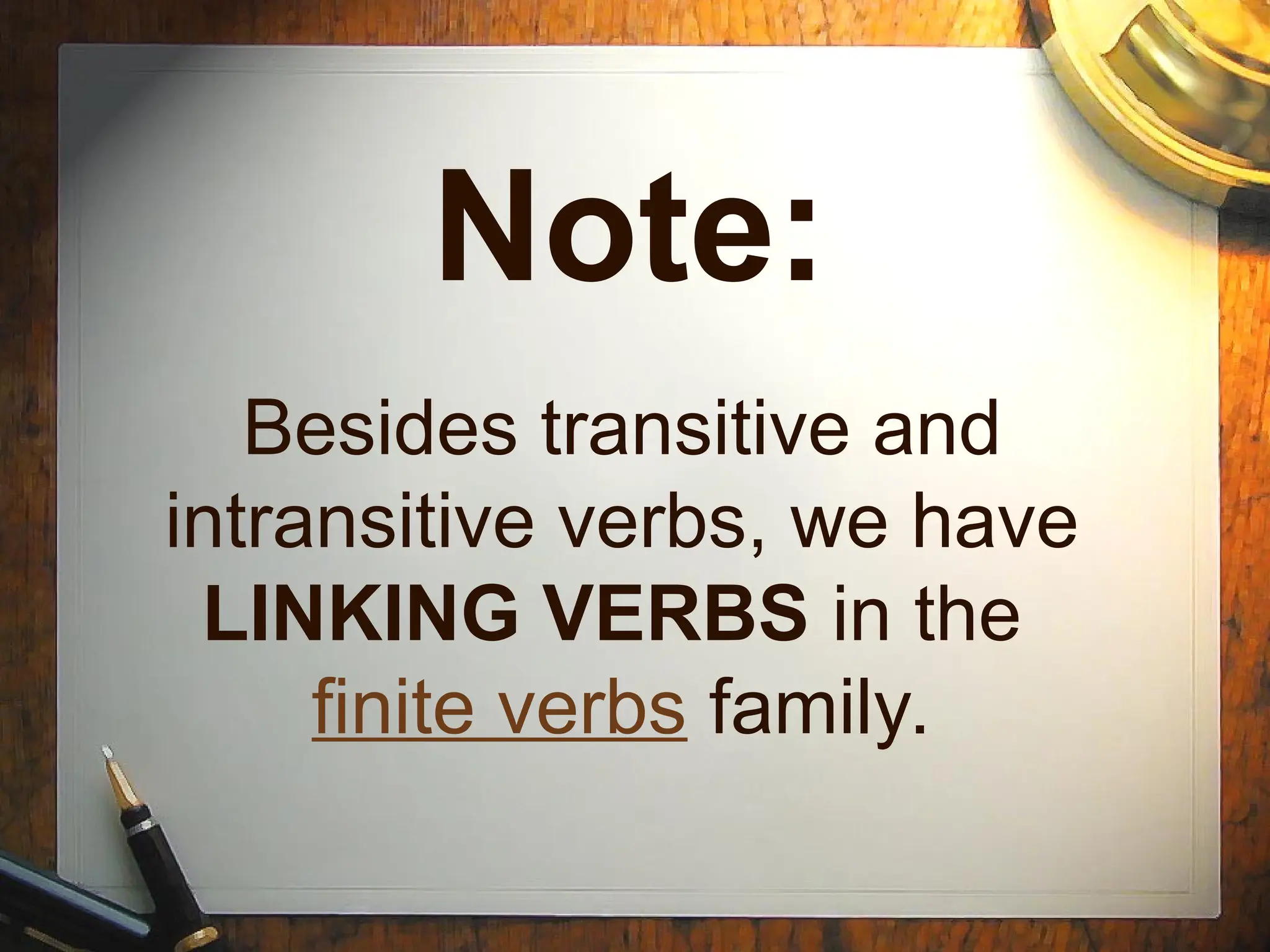 Verbs2.ppt to finite and non finite verbs | PPT