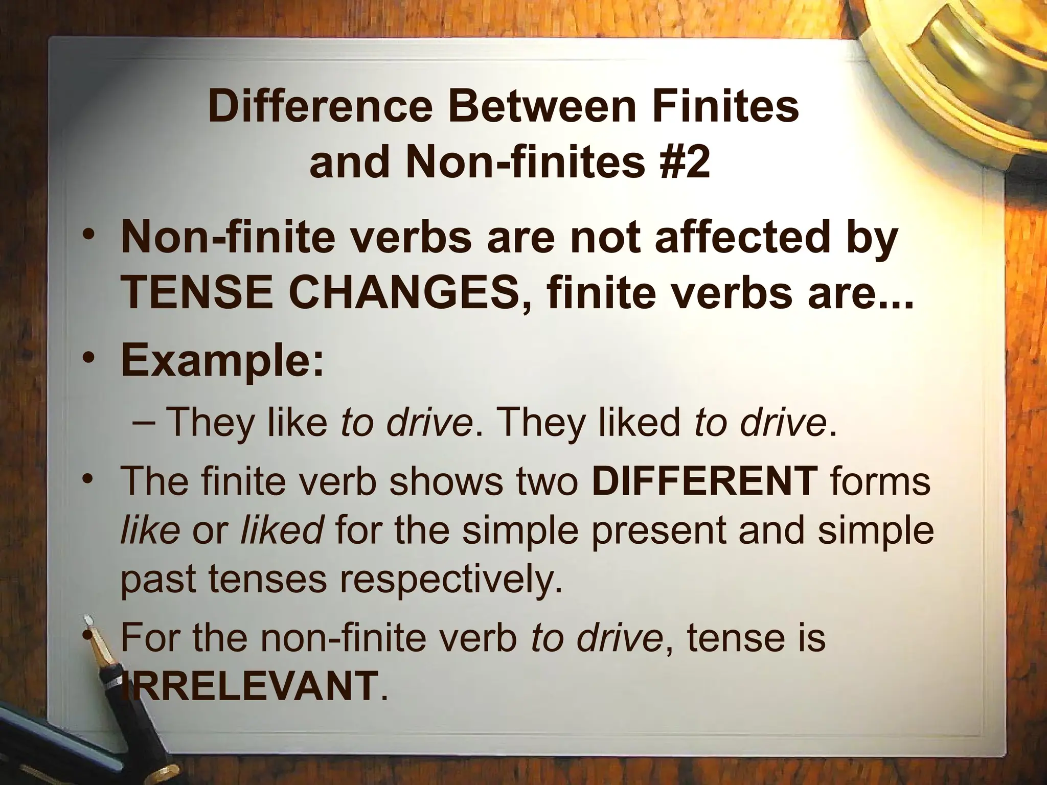 Verbs2.ppt to finite and non finite verbs | PPT