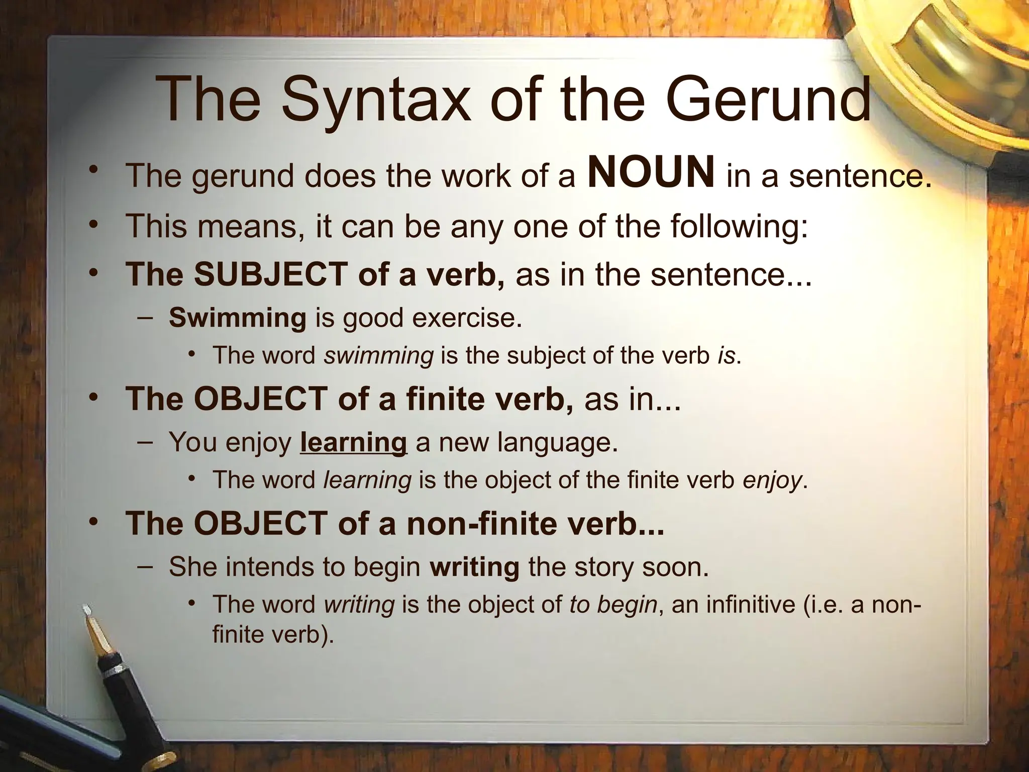 Verbs2.ppt to finite and non finite verbs | PPT