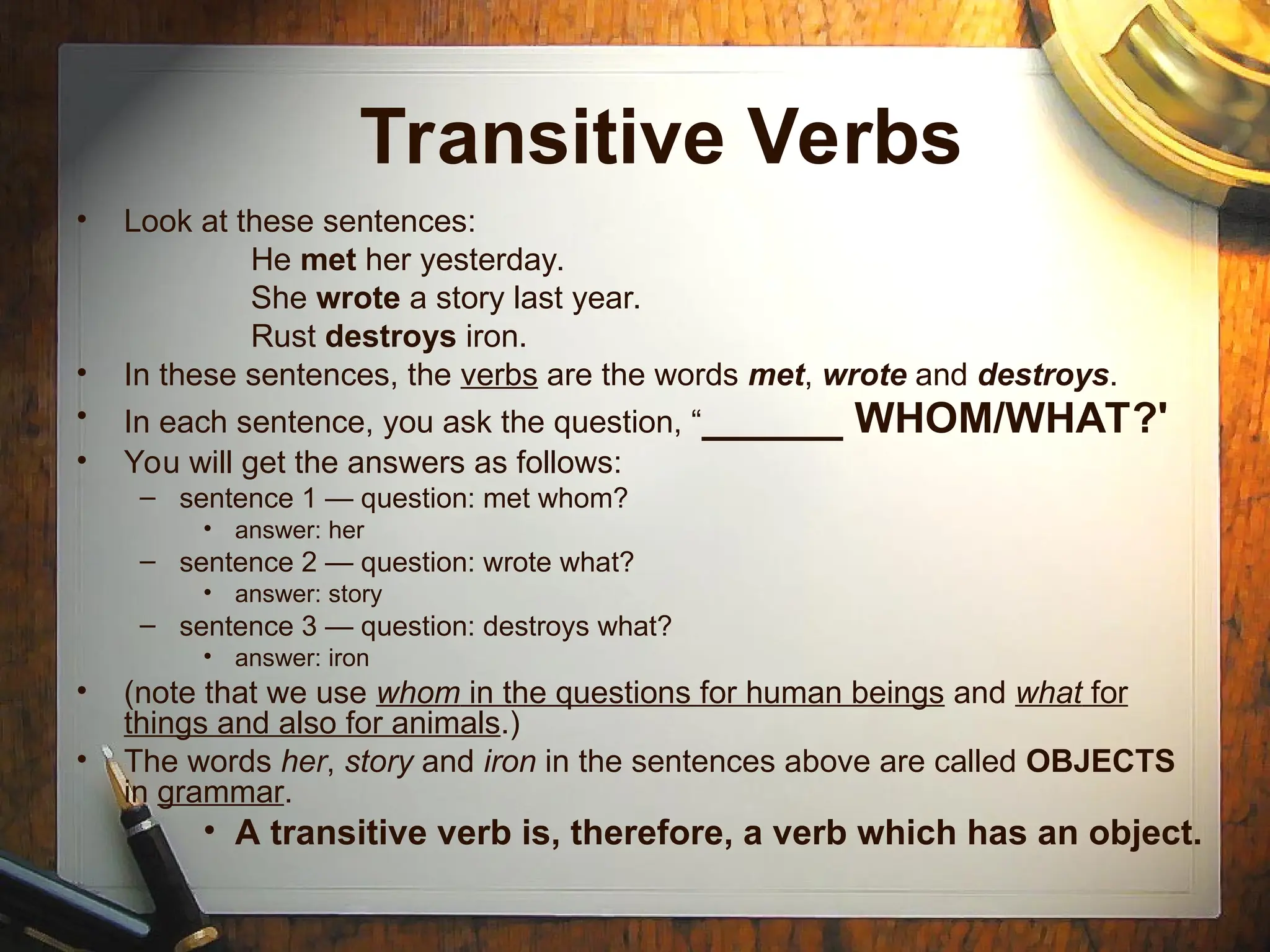 Verbs2.ppt to finite and non finite verbs | PPT