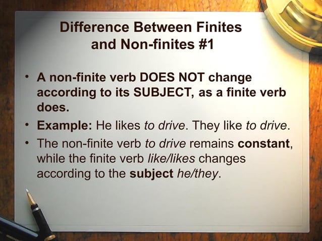 Verbs2.ppt to finite and non finite verbs | PPT