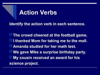 Verbs (2).ppt Verbs and Types of it Verbs | PPT