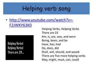 Helping Verbs Song