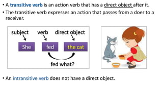 Verbs 2 grade 8 voice transitive etc | PPTX