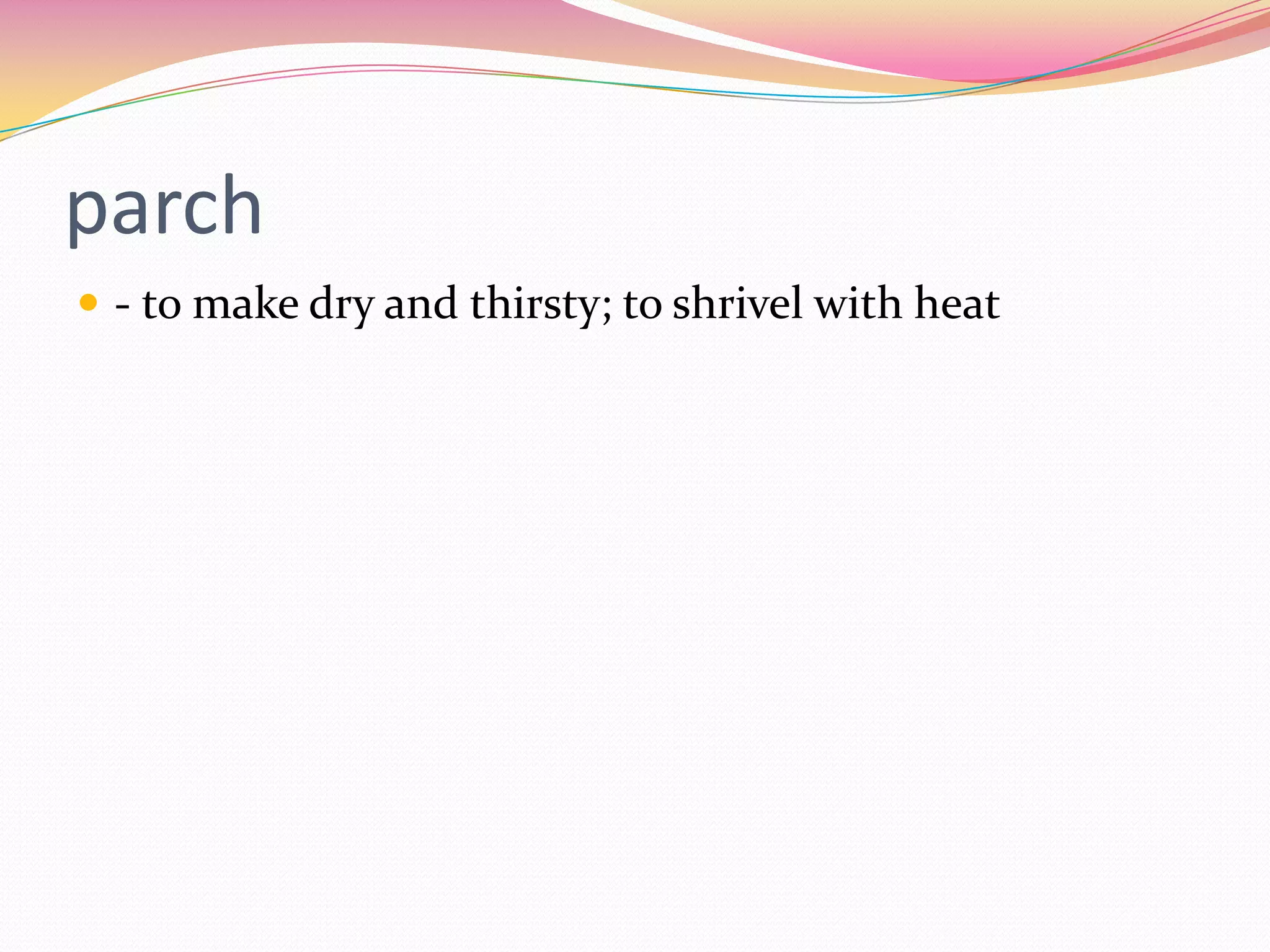 Preferred Words - Verbs | PPTX