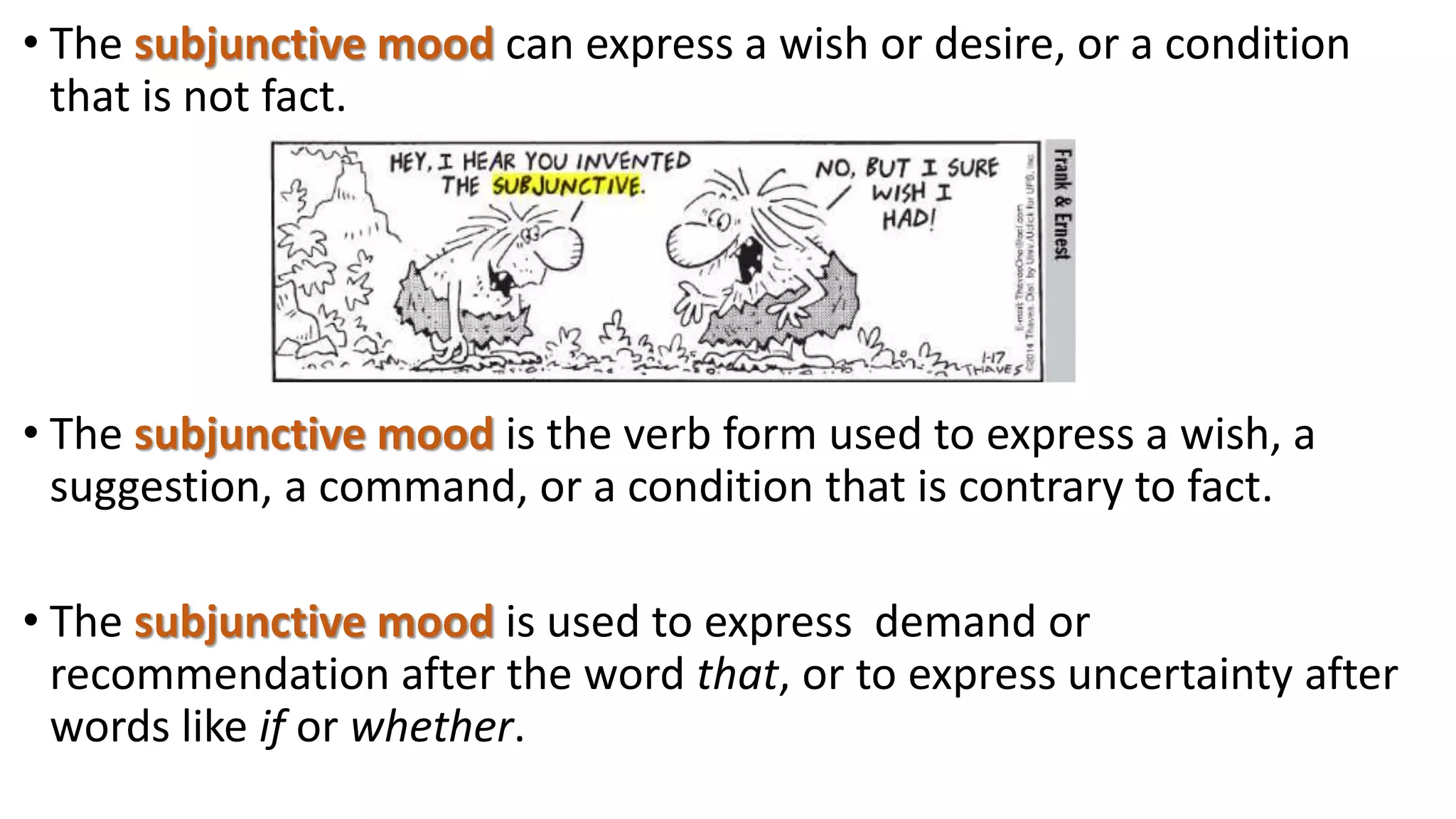 Verbs 3 moods grade 8 | PPTX