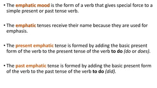 Verbs 3 moods grade 8 | PPTX