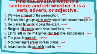 The verbs, the adjectives, and the adverbs.pptx