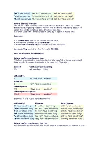 Verbs and verb tenses | DOC