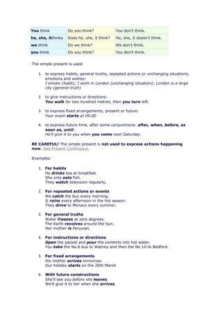 Verbs and verb tenses | DOC