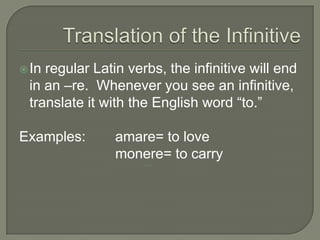 Verbs Chapter 2 | PPTX