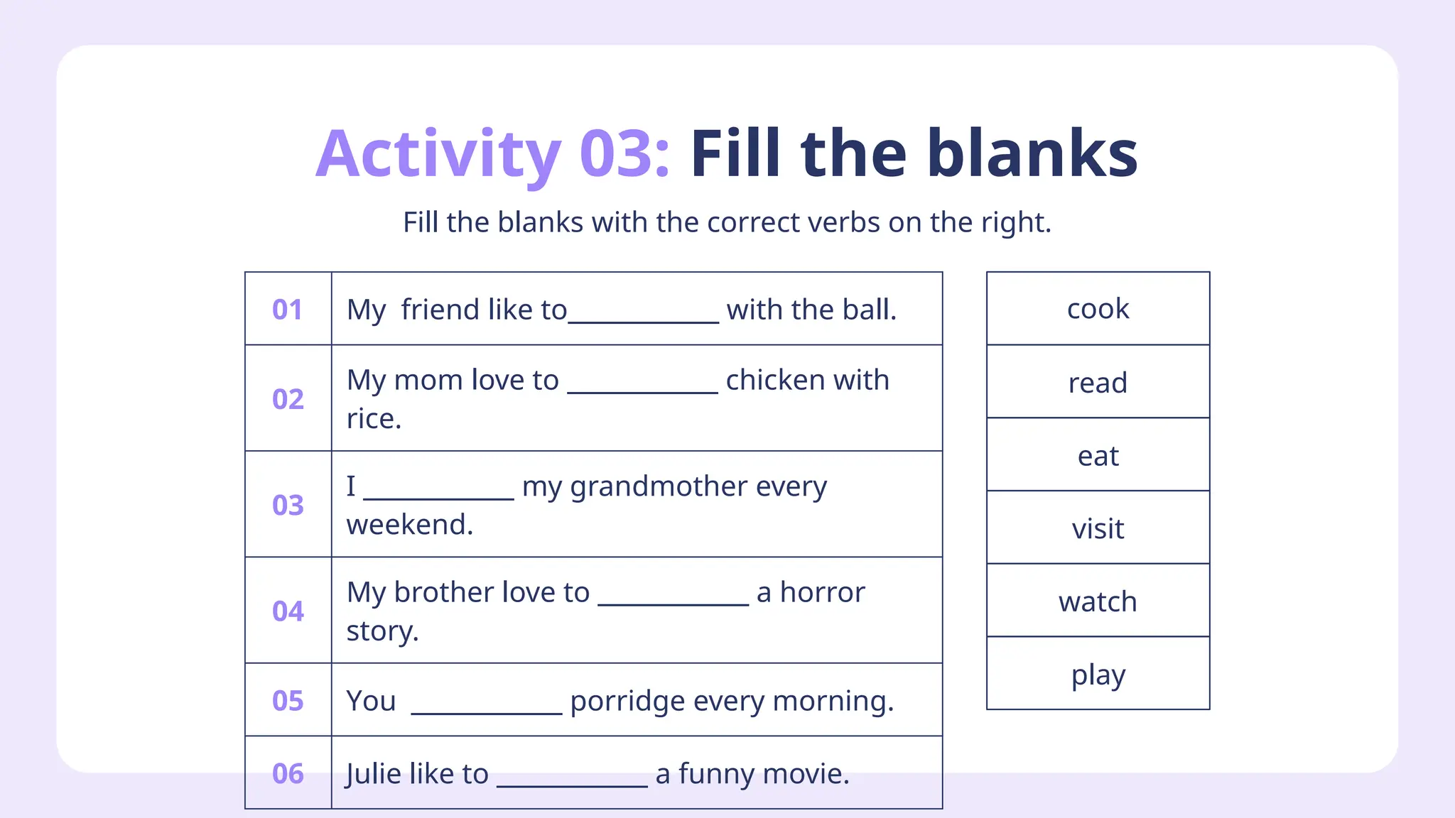 ACTION VERBS FOR KIDS (SECTION 1-6).pptx