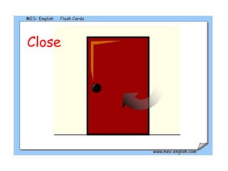 Verbs flash cards actions | PPT