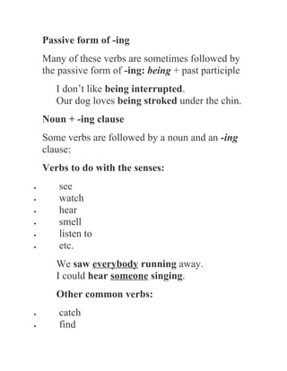 Verbs followed by to + infinitive | PDF
