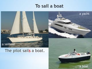 Verbs for transportation | PPTX