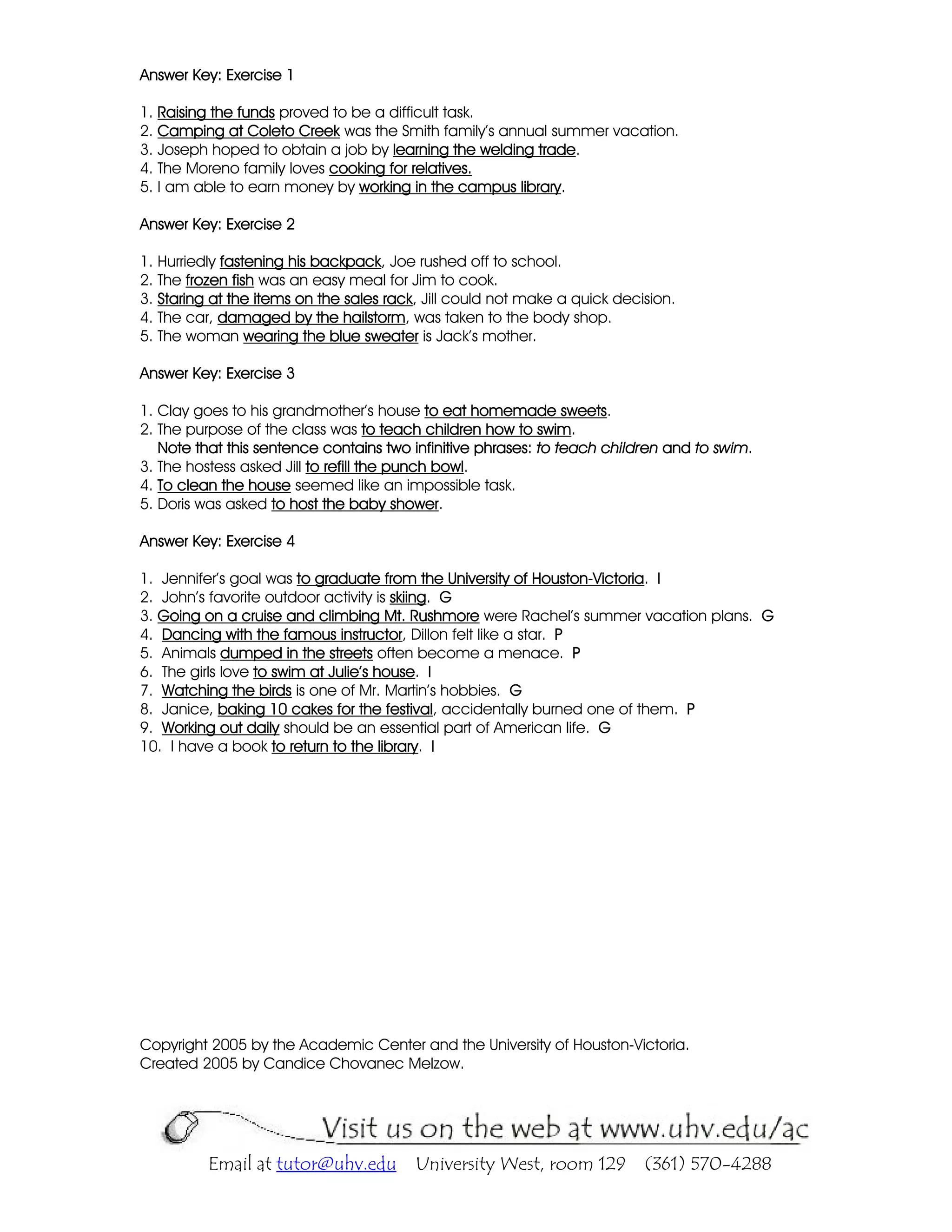 Verbsgerunds[1] | PDF