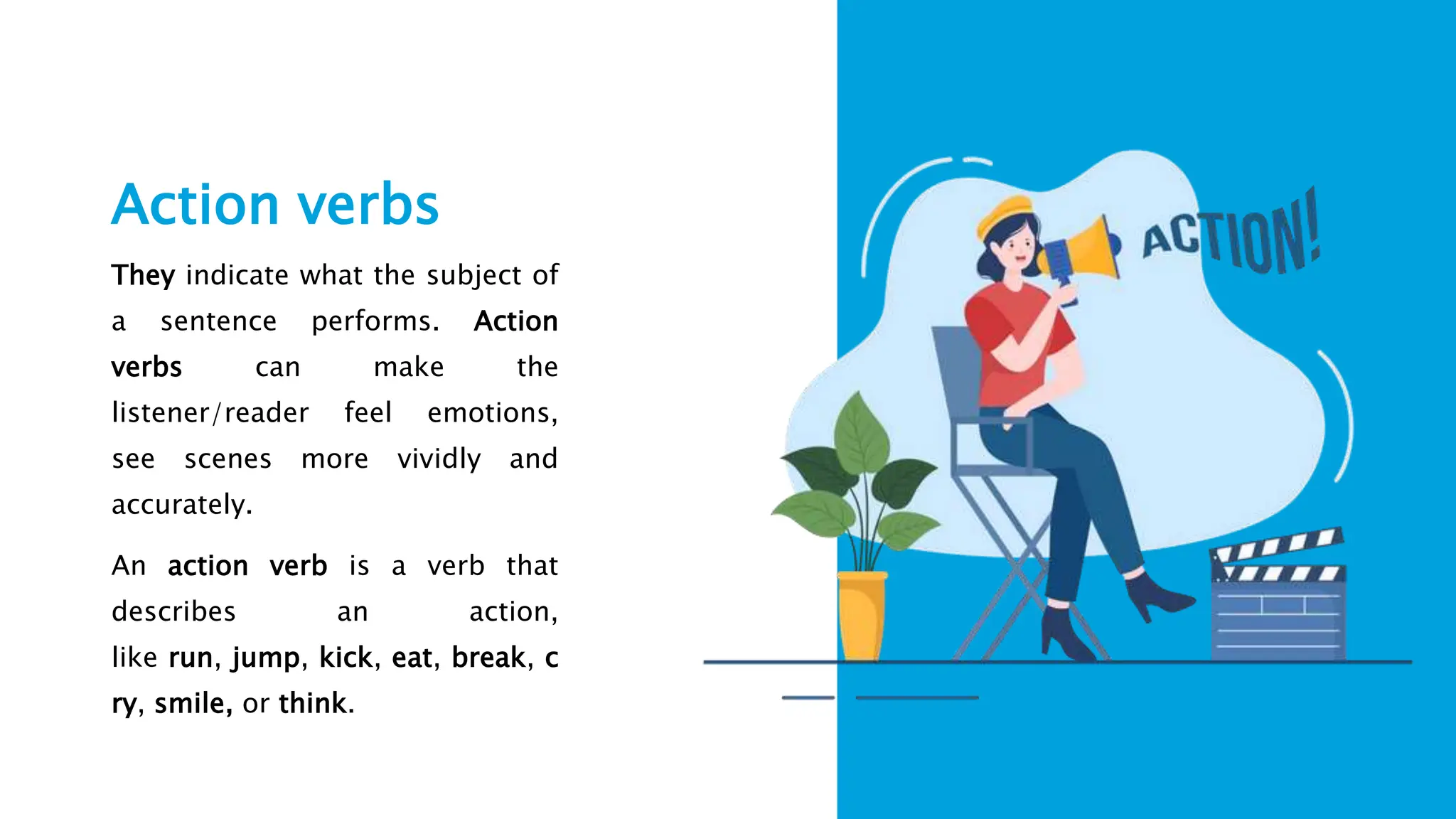Types of verbs in the English Language Basic English | PPTX