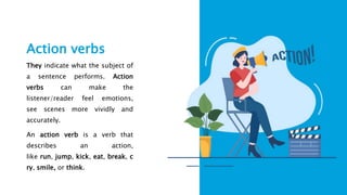 Types of verbs in the English Language Basic English | PPTX