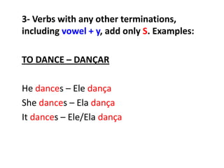 Verbs in english simple present | PPTX