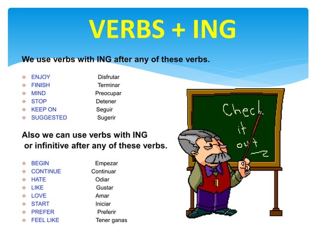 Verbs + ing | PPTX