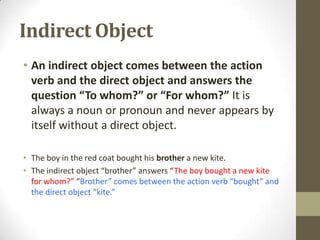 Verbs, objects and subject complements | PPTX