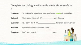 Verbs of the senses b2.1 | PDF
