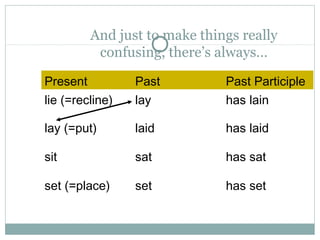 Verbs past | PPT
