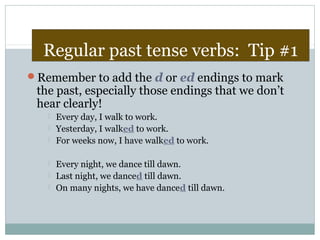 Verbs past | PPT