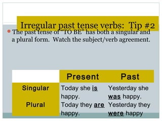 Verbs past | PPT