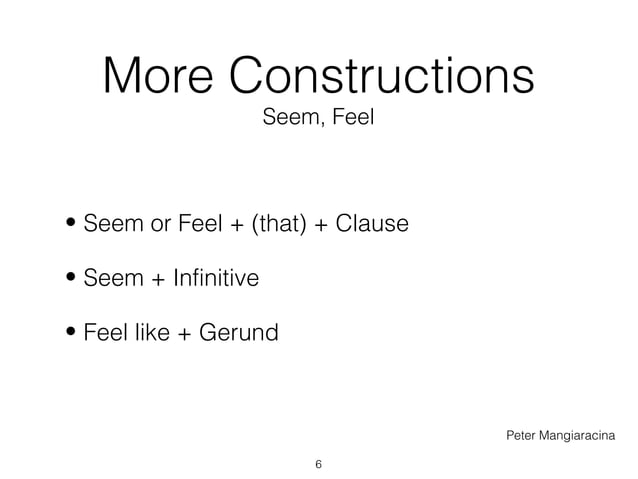 Verbs of perception | PPT