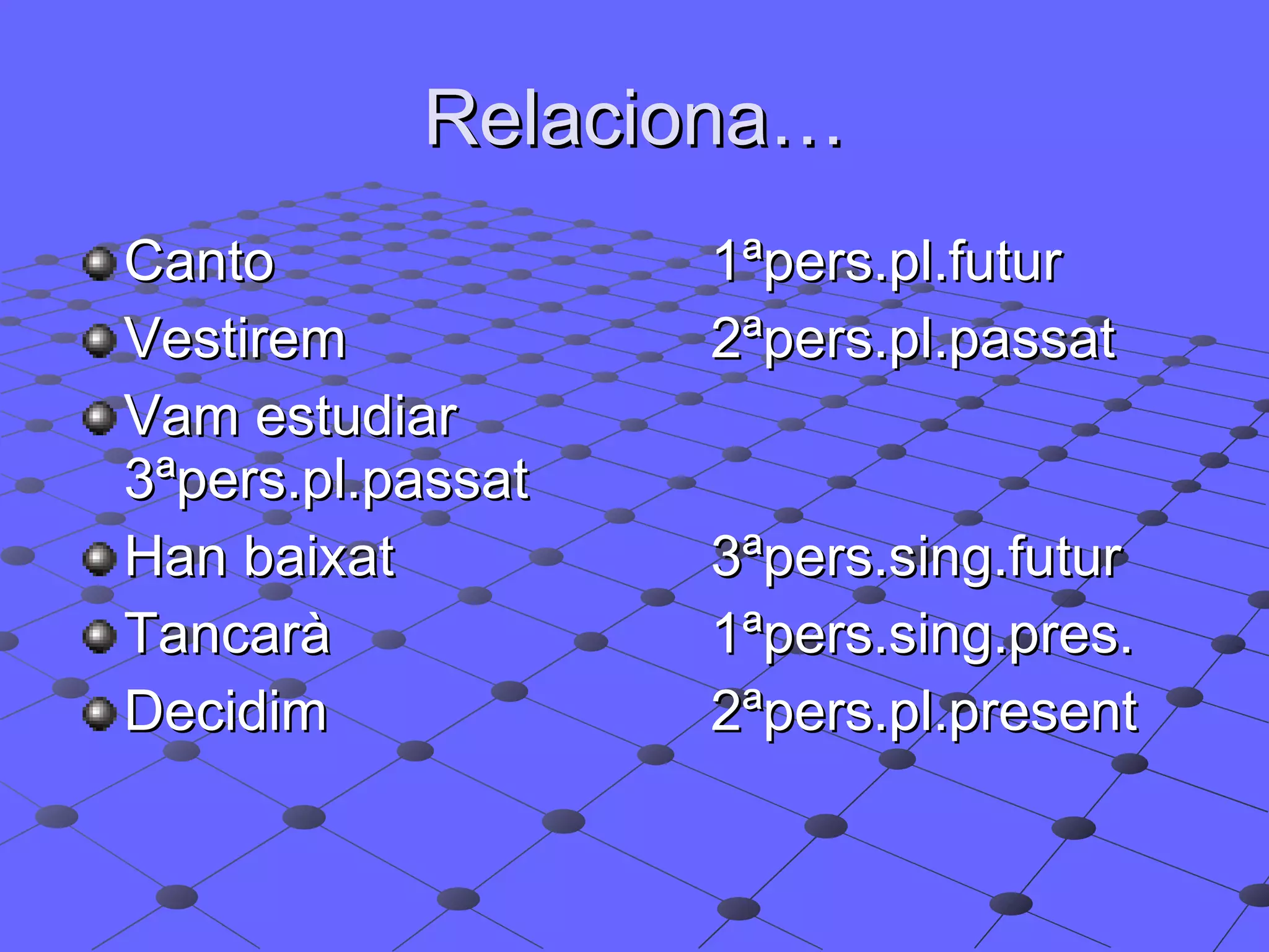 Els verbs | PPT