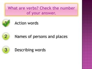 Verbs presentation | PPTX