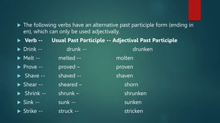 verbs, regular irregular.pptx