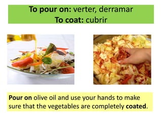 Verbs related with cooking | PPT
