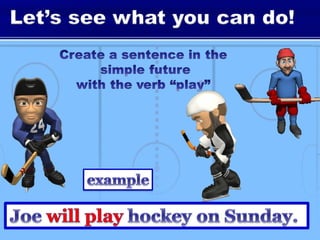 Verbs skatingthroughthefuturetenses | PPT