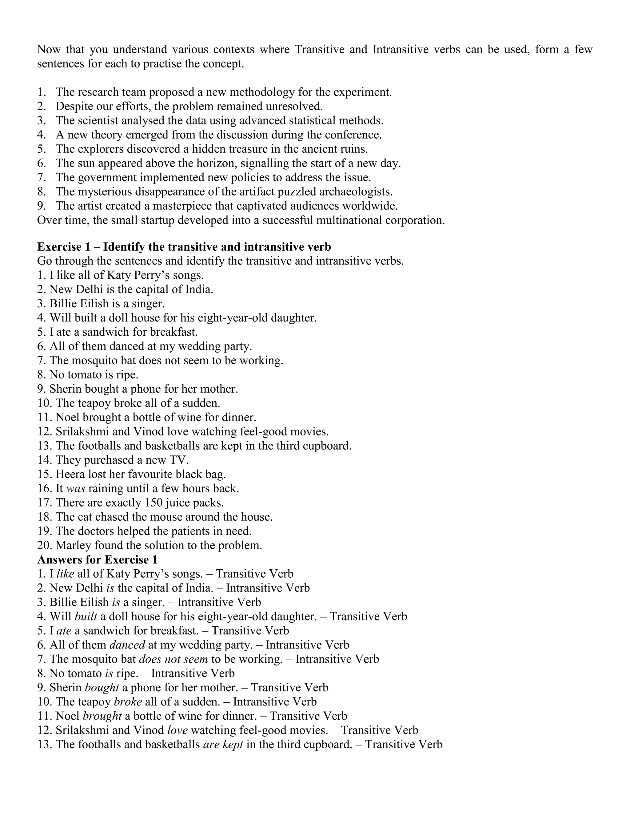 verbs, transitive, intransitive, regular, irregular verbs examples uses.pdf