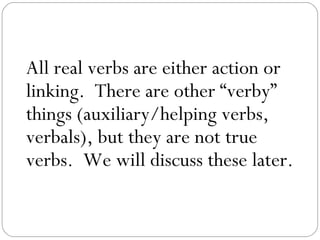 Verbs verbsverbs | PPT